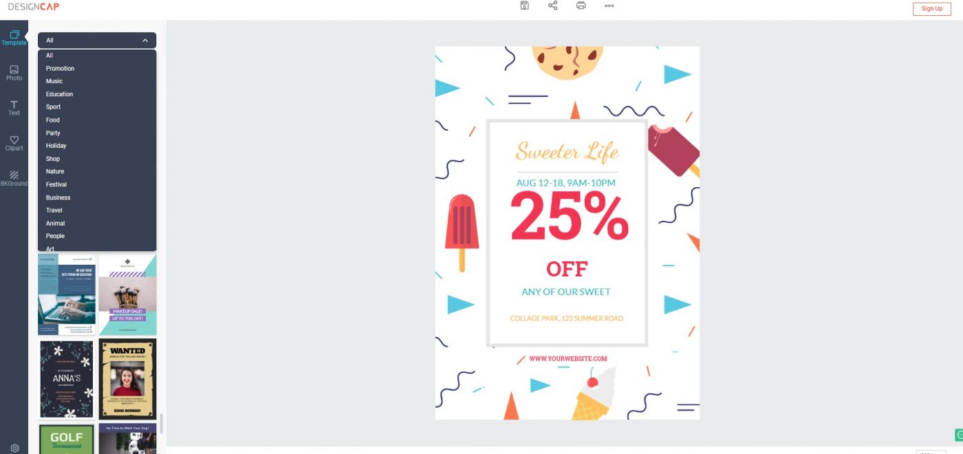 Free Online Poster Editor - DesignCap Review | ReviewsTown