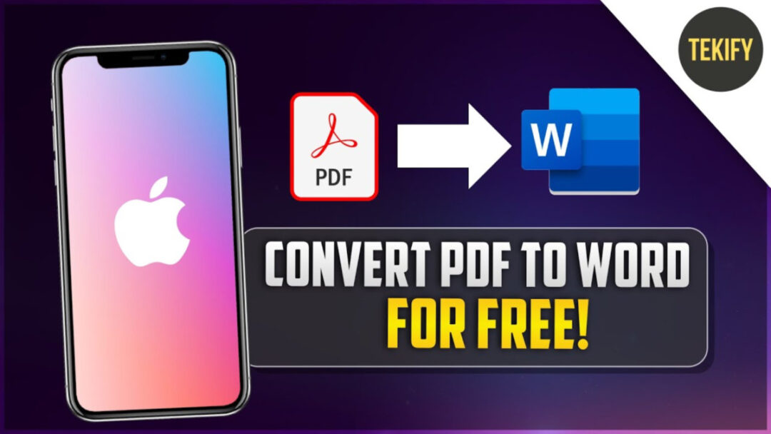 Convert PDF To Word On IPhone Easily ReviewsTown